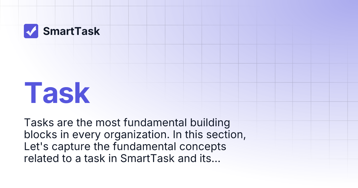 Task | SmartTask